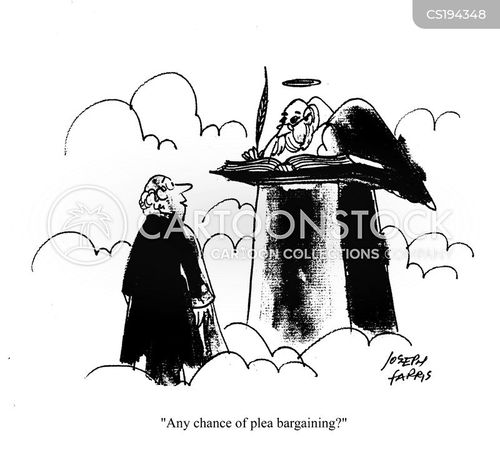 Plea Bargain Cartoons and Comics - funny pictures from CartoonStock