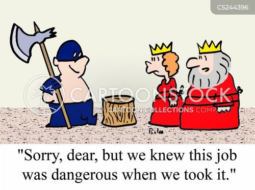Job Risk Cartoons and Comics - funny pictures from CartoonStock