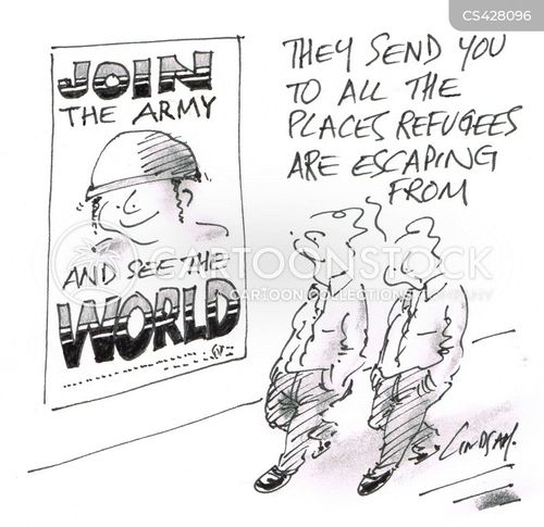 Army Recruiter Cartoons and Comics - funny pictures from CartoonStock