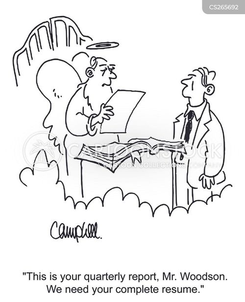 Cartoons und Karikaturen mit Leben Nach Dem Tod