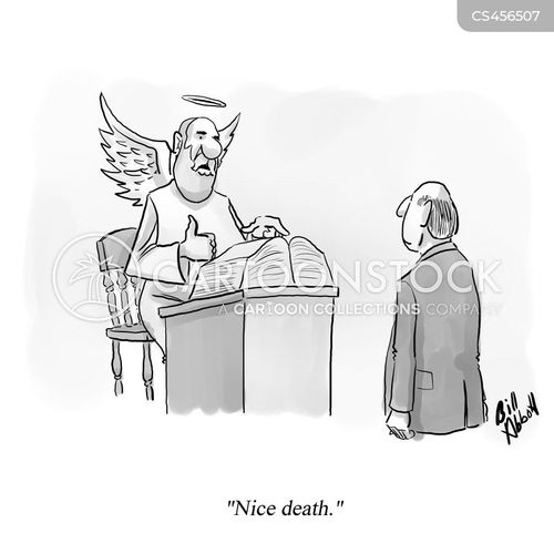 Eternal Judgement Cartoons and Comics - funny pictures from CartoonStock