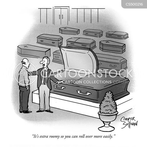 Funeral Arrangements Cartoons and Comics - funny pictures from CartoonStock