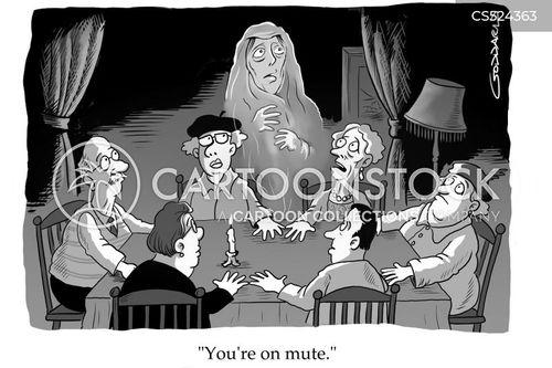 Seance Cartoons and Comics - funny pictures from CartoonStock