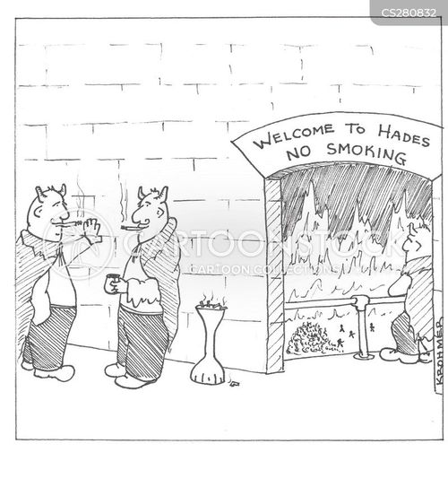 Smoke Break Cartoons and Comics - funny pictures from CartoonStock