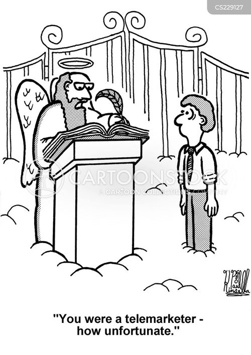 Telemarketer Cartoons and Comics - funny pictures from CartoonStock