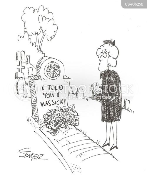 Tombstone Cartoons and Comics - funny pictures from CartoonStock
