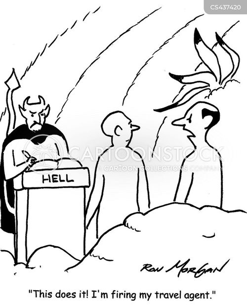 Infernal Frontier Cartoons and Comics - funny pictures from CartoonStock