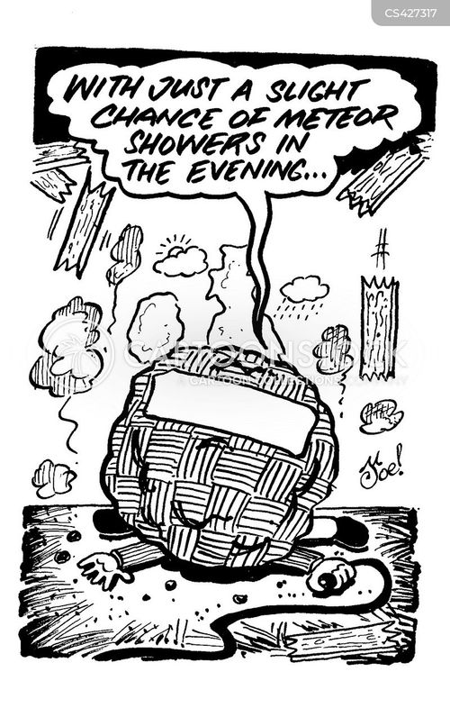 Meteor Shower Cartoons and Comics - funny pictures from CartoonStock