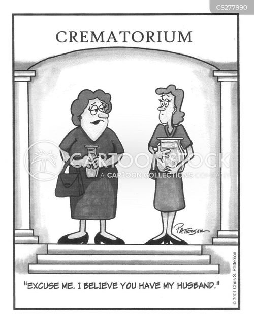 Cremation Urns Cartoons and Comics - funny pictures from CartoonStock