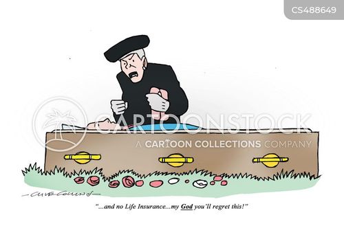 Grieving Widow Cartoons and Comics - funny pictures from CartoonStock