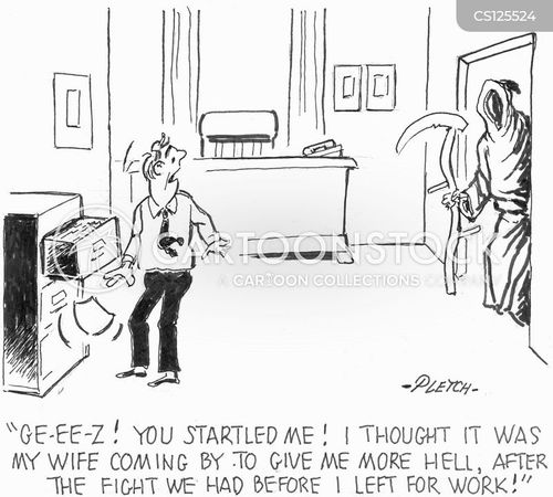 Startled Cartoons and Comics - funny pictures from CartoonStock