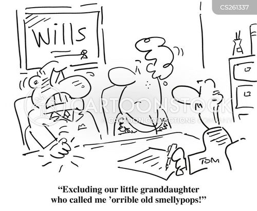Disinheriting Cartoons and Comics - funny pictures from CartoonStock