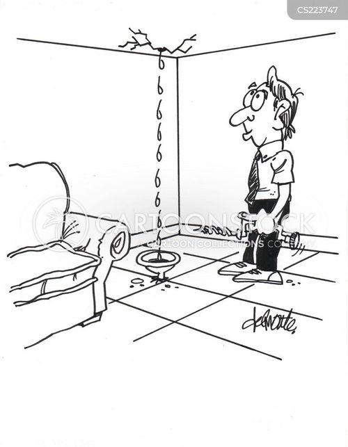 Leaky Pipes Cartoons and Comics - funny pictures from CartoonStock