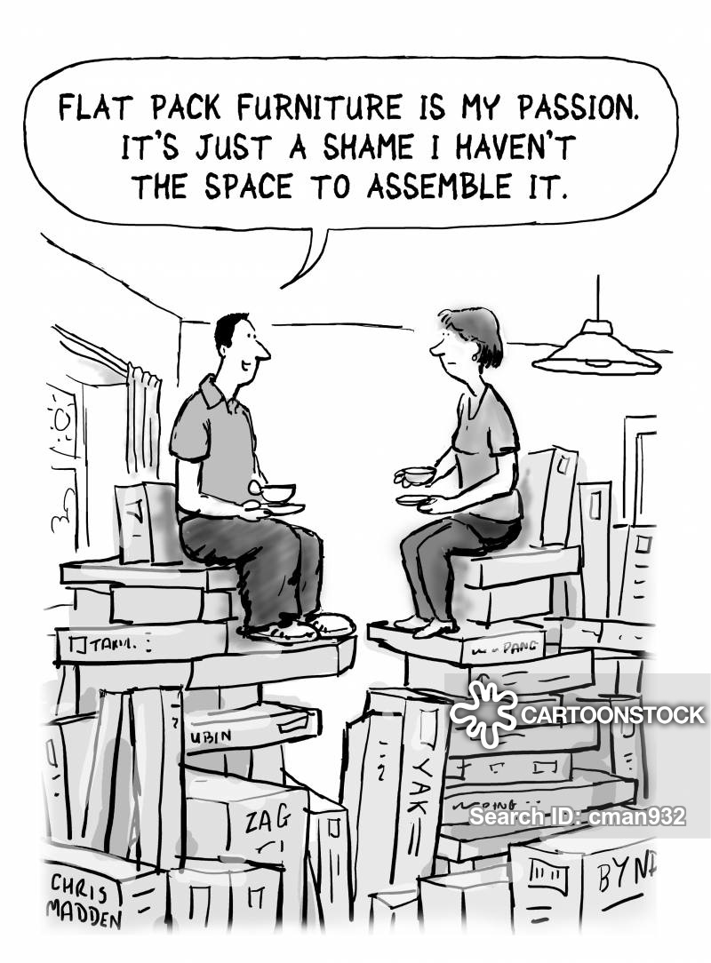 Flat Pack Cartoons and Comics - funny pictures from CartoonStock