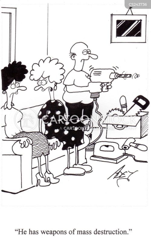 Mass Destruction Cartoons and Comics - funny pictures from CartoonStock