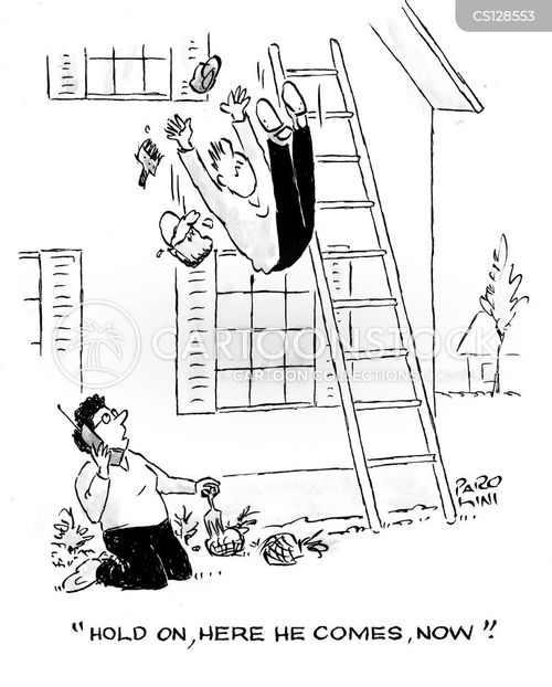 Fallen Off Cartoons and Comics - funny pictures from CartoonStock