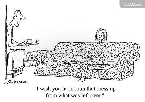 Frayed Fabric Cartoons and Comics - funny pictures from CartoonStock