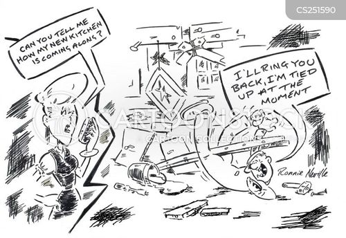 Fixing Up The House Cartoons and Comics - funny pictures from CartoonStock