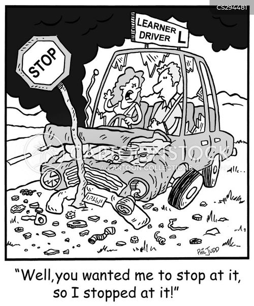 L Driver Cartoons and Comics - funny pictures from CartoonStock