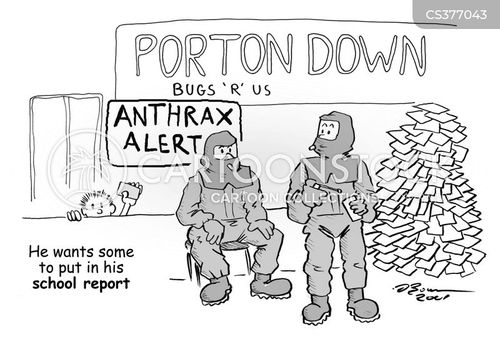 Anthrax Cartoons and Comics - funny pictures from CartoonStock