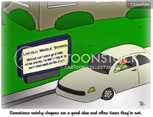 Cheesy Slogans Cartoons and Comics - funny pictures from CartoonStock