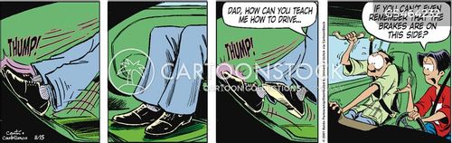 Teenage Drivers Cartoons and Comics - funny pictures from CartoonStock