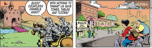 Damsels In Distress Cartoons and Comics - funny pictures from CartoonStock