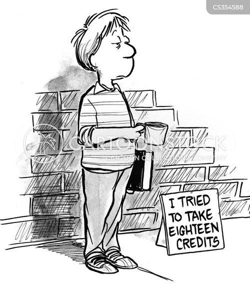 Student Burnout Cartoons and Comics - funny pictures from CartoonStock