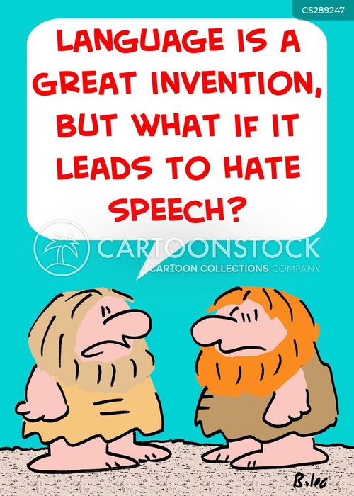 Origin Of Language Cartoons and Comics - funny pictures from CartoonStock