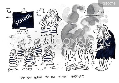 Fire In School Cartoons and Comics - funny pictures from CartoonStock