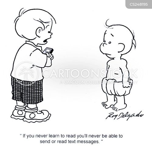 Reading Difficulties Cartoons and Comics - funny pictures from CartoonStock