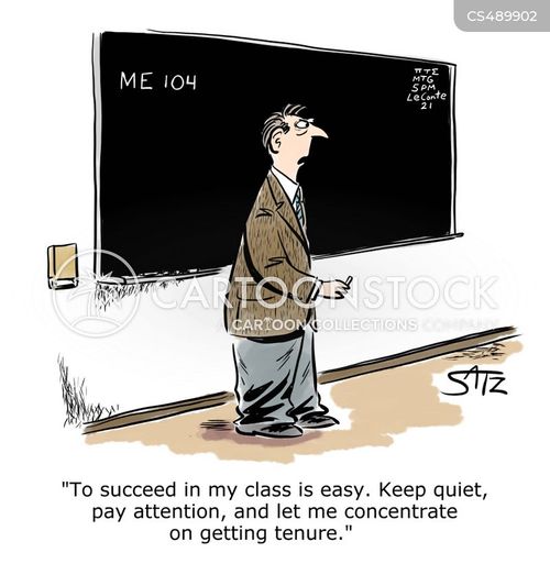 Tenure Cartoons and Comics - funny pictures from CartoonStock