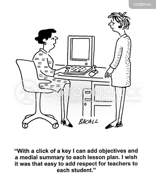 Planning Lessons Cartoons and Comics - funny pictures from CartoonStock