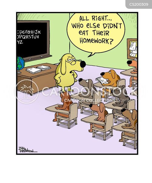 Homework Excuses Cartoons and Comics - funny pictures from CartoonStock
