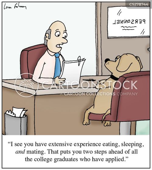 Job Search Cartoons and Comics - funny pictures from CartoonStock