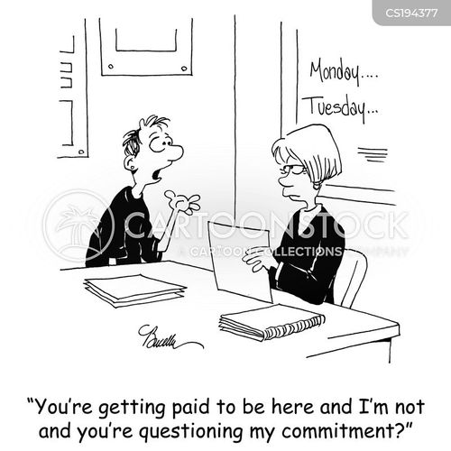 Unpaid Commitment Cartoons and Comics - funny pictures from CartoonStock