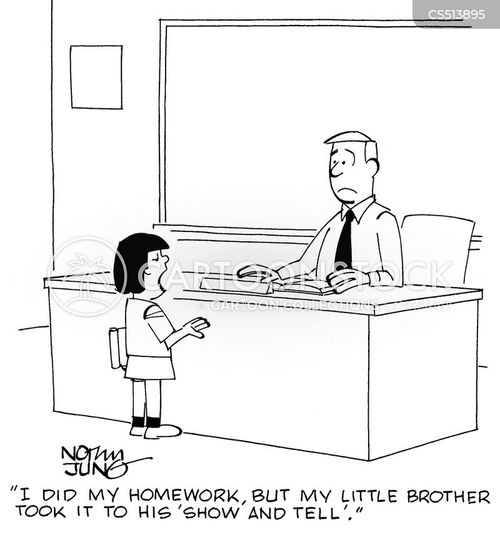 Show And Tell Cartoons and Comics - funny pictures from CartoonStock