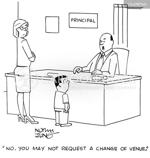 Venue Dispute Cartoons and Comics - funny pictures from CartoonStock
