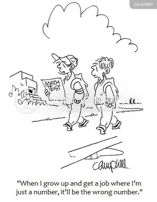 Class Number Cartoons and Comics - funny pictures from CartoonStock
