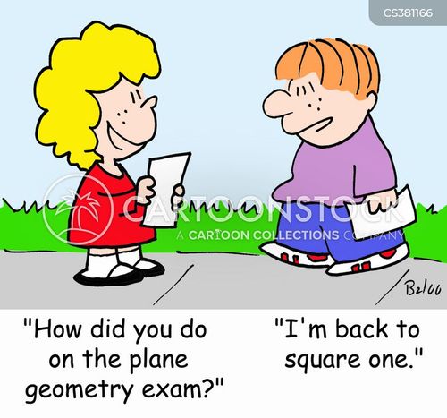 Grappige Schooltestcartoons