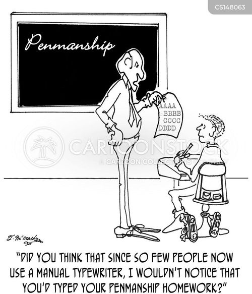 Handwritten Cartoons and Comics - funny pictures from CartoonStock