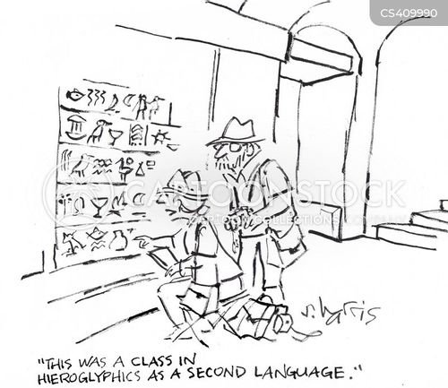 Hieroglyphic Cartoons and Comics - funny pictures from CartoonStock