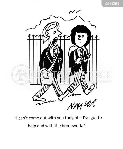 School Assignments Cartoons and Comics - funny pictures from CartoonStock