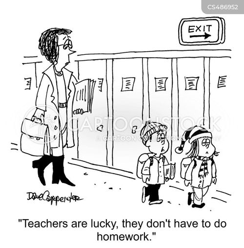 Student Workload Cartoons and Comics - funny pictures from CartoonStock