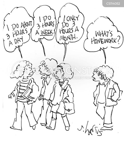 School Projects Cartoons and Comics - funny pictures from CartoonStock