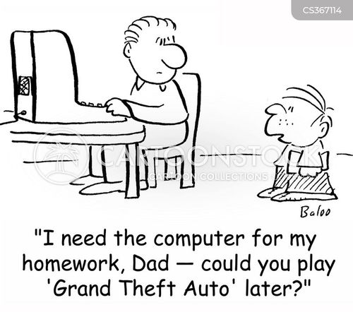 Grand Theft Auto Cartoons and Comics - funny pictures from CartoonStock