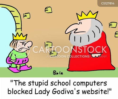 Blocked Websites Cartoons and Comics - funny pictures from CartoonStock