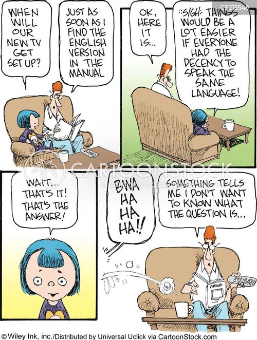 Linguistic Cartoons and Comics - funny pictures from CartoonStock