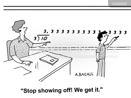 Dividing Cartoons and Comics - funny pictures from CartoonStock