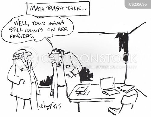 Trash Talk Cartoons and Comics - funny pictures from CartoonStock